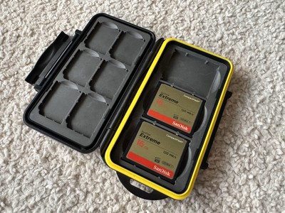 2x Sandisk Extreme 16gb Cf Compact Flash Memory Card UDMA 7 And Case ...