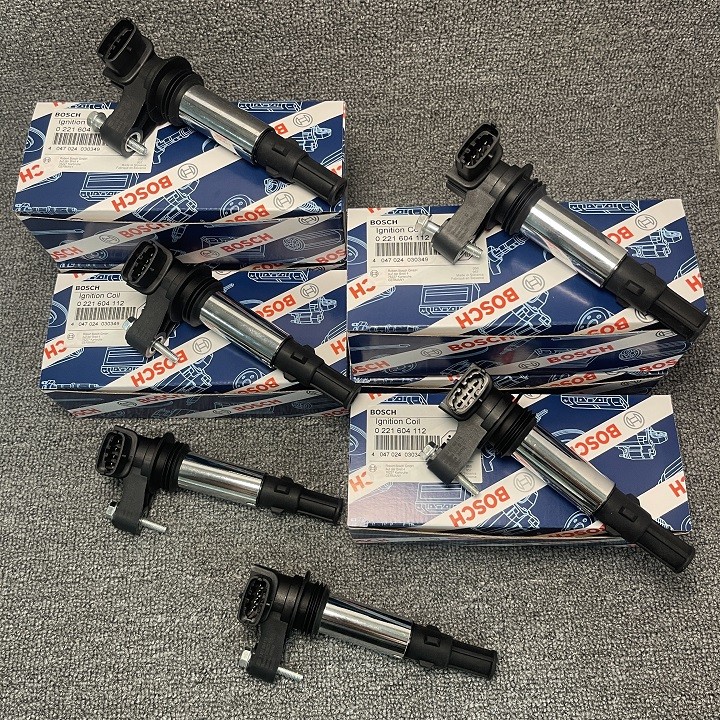 6X BOSCH Ignition Coil 0221604112 For 2004-2009 Cadillac Saab Buick ...