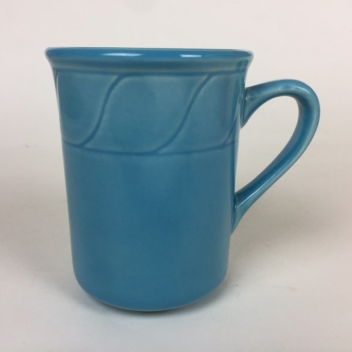 Blue Crestware Restaurant Coffee Tea Mug Cup Blue 4” Tall 8oz Capacity ...