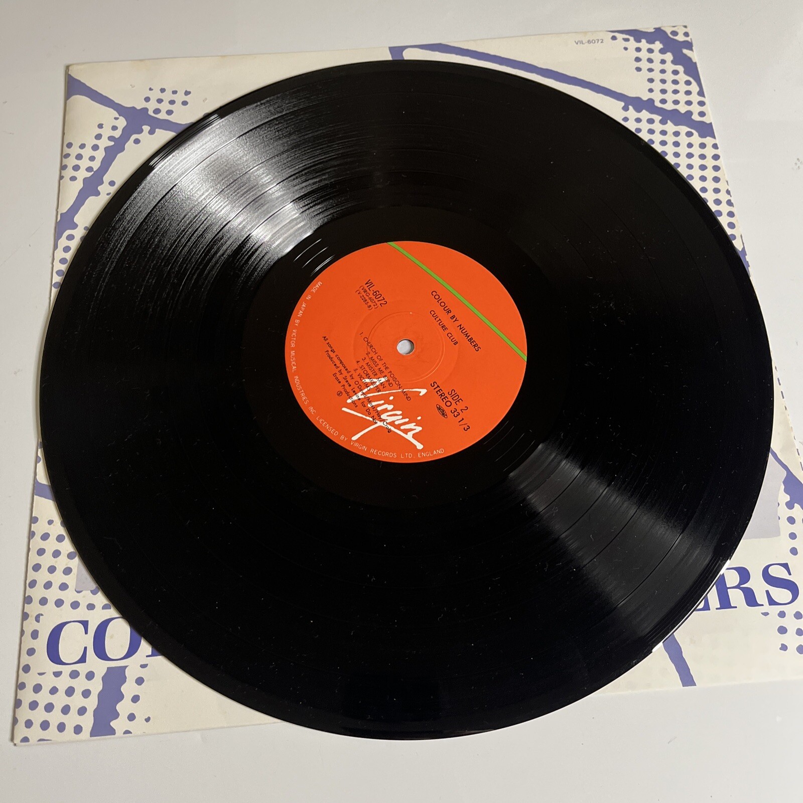 Culture Club – Colour By Numbers LP 1984 Vinyl Virgin Records Obi VIL ...