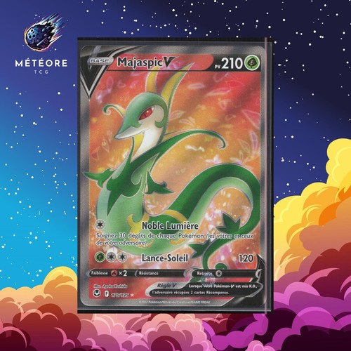 Carte Pokémon Majaspic V 170/195 Ecarlate & Violet Tempête Argentée ...