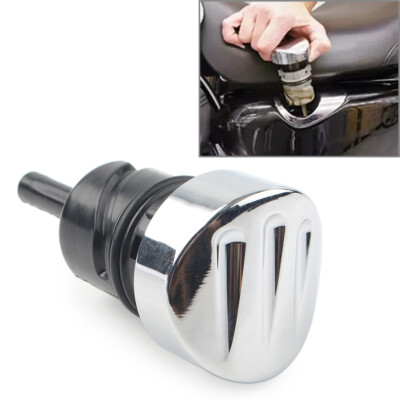 Motorcycle Chrome Oil Tank Plug Cap Dipstick For Harley Sportster XL ...