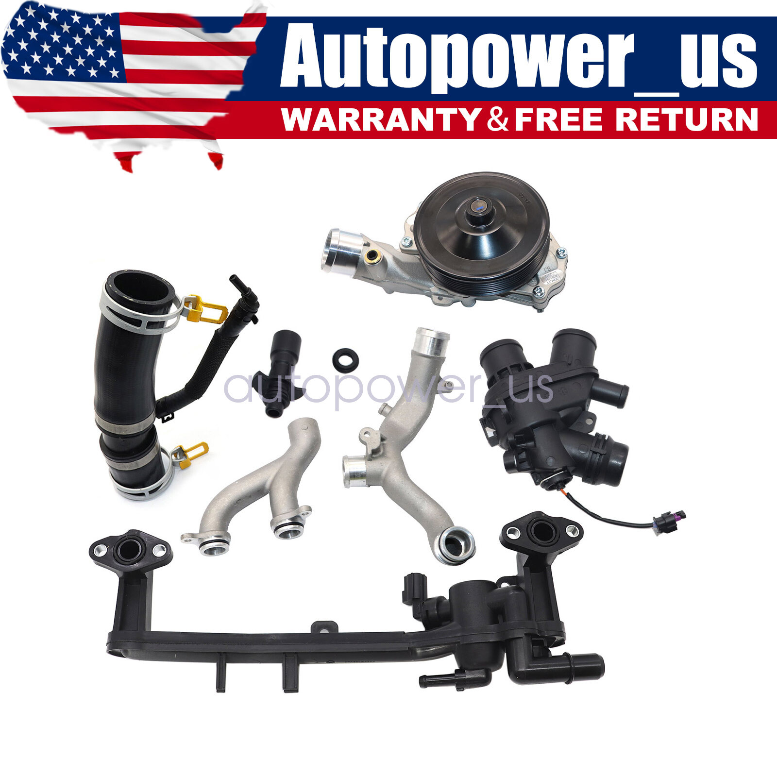 Fit Jaguar Land Rover Cooling System Replace Kit 5.0 V8 Supercharged | eBay