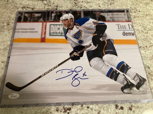 David Backes Signed 11 x 14 St Louis Blues JSA Auto | eBay