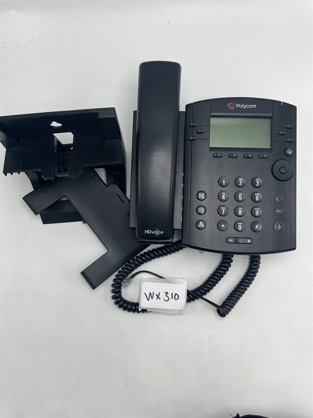 Polycom VVX 310 Corded Business Media Phone System-6 Line PoE (Read ...