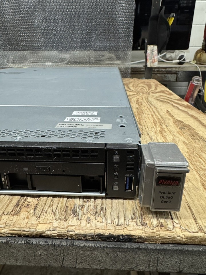 383515, P9E13A, Hp Avaya DL360 G9 SRVR AVP Rack Mount Server 843307-001 ...