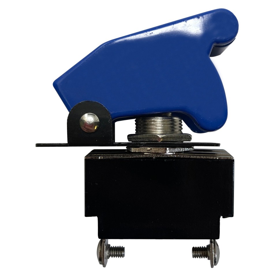 Heavy Duty On Off Metal Toggle Switch 10A 12V & Blue Switch Flip Up ...