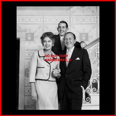 ROSALIND RUSSELL WITH HER HUSBAND AND SON 1958 8X10 PHOTO | eBay