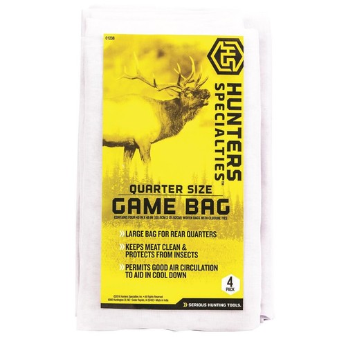 Big Game Meat Quarter Bags 4 Pack 40"X48" Hunter Specialties Elk Deer ...