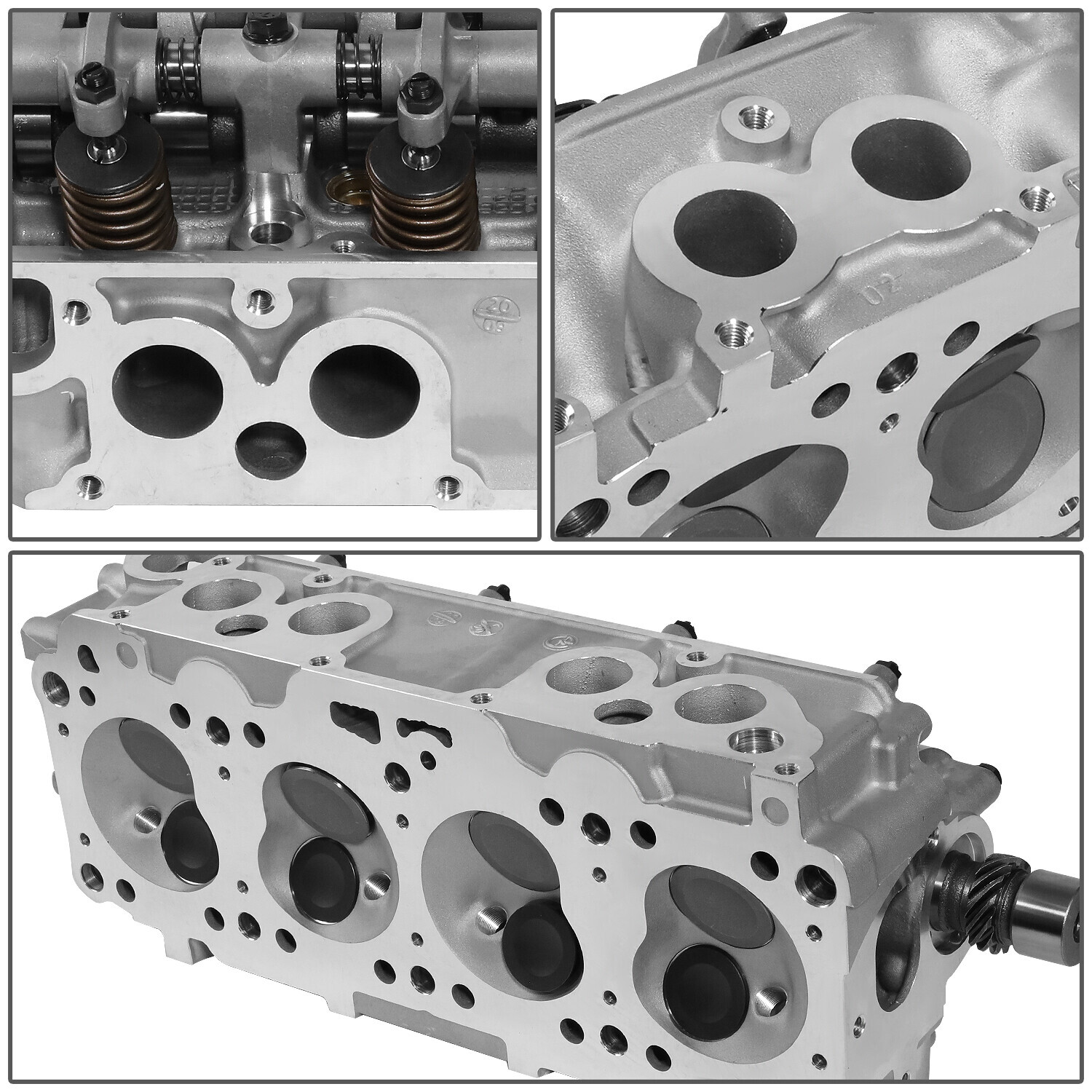 Aluminum Cylinder Head Assembly for Mazda 626 B2000 B2200 2.0 2.2 SOHC ...