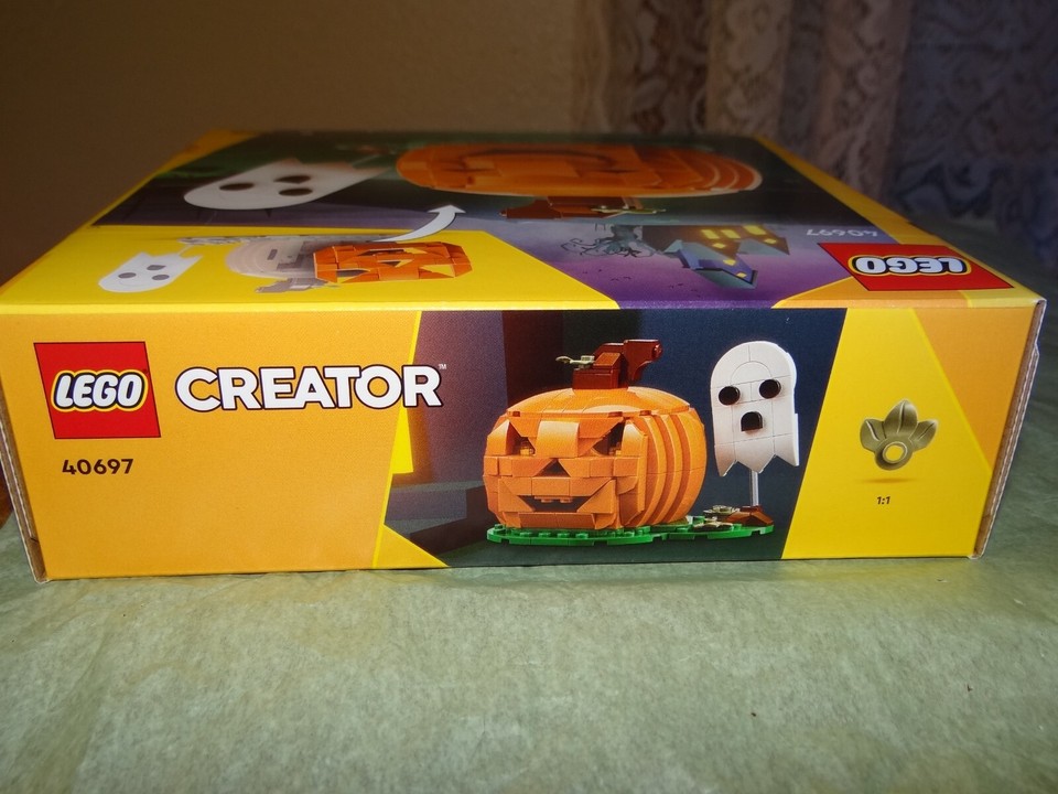 Lego 40697 Creator Halloween Pumpkin 254 pcs Light Brick Included! NEW ...