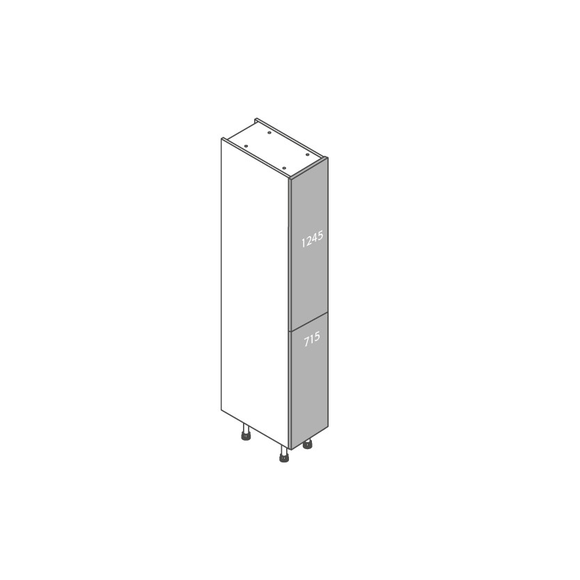 Lucente Gloss Pale Cream Handleless Complete Kitchen Base, Wall, Drawer ...