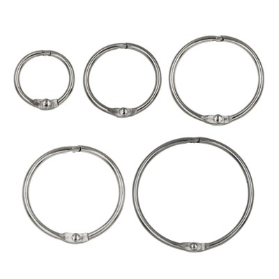 Loose Leaf Binder Rings Metal Office Book Rings Rings Silver Paper ...