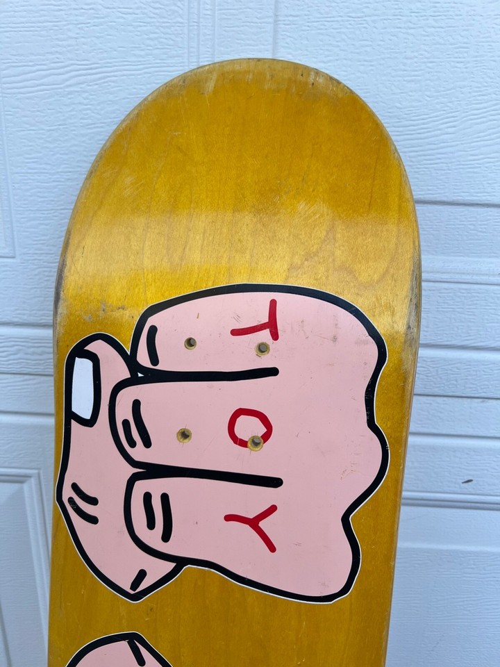 Toy Machine FIST Skateboard Deck Yellow 8.0" x 32" | eBay