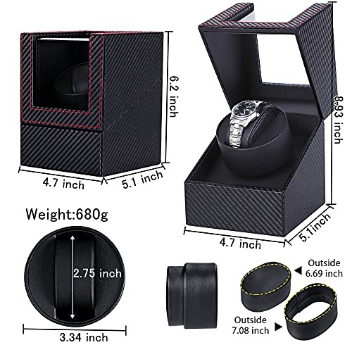Automatic Single Watch Winder With Quiet Japanese Motor, In Wood Shell ...