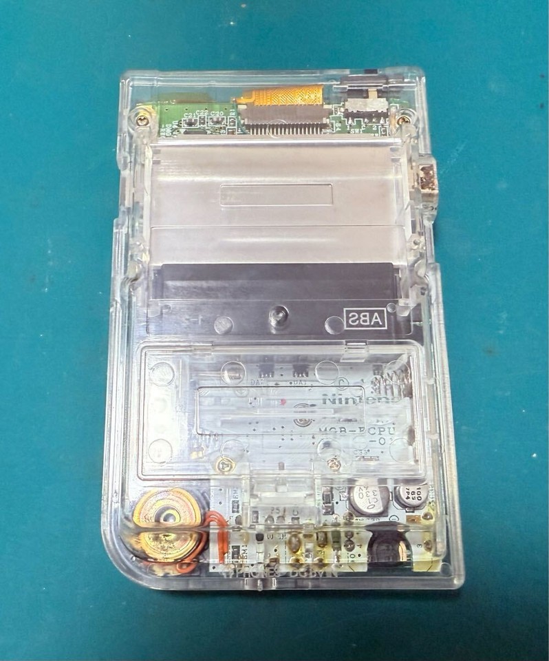 Game Boy Pocket Clear IPS Backlit LCD USB Powered Mod Console Nintendo ...