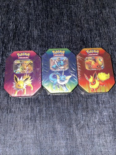 Pokemon TCG: Elemental Power Tin Flareon GX + 4 Booster Packs 2019 | eBay