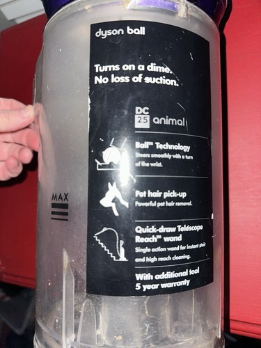 Dyson DC25 Animal Dust Bin Cyclone Vacuum Cleaner Canister Purple | eBay