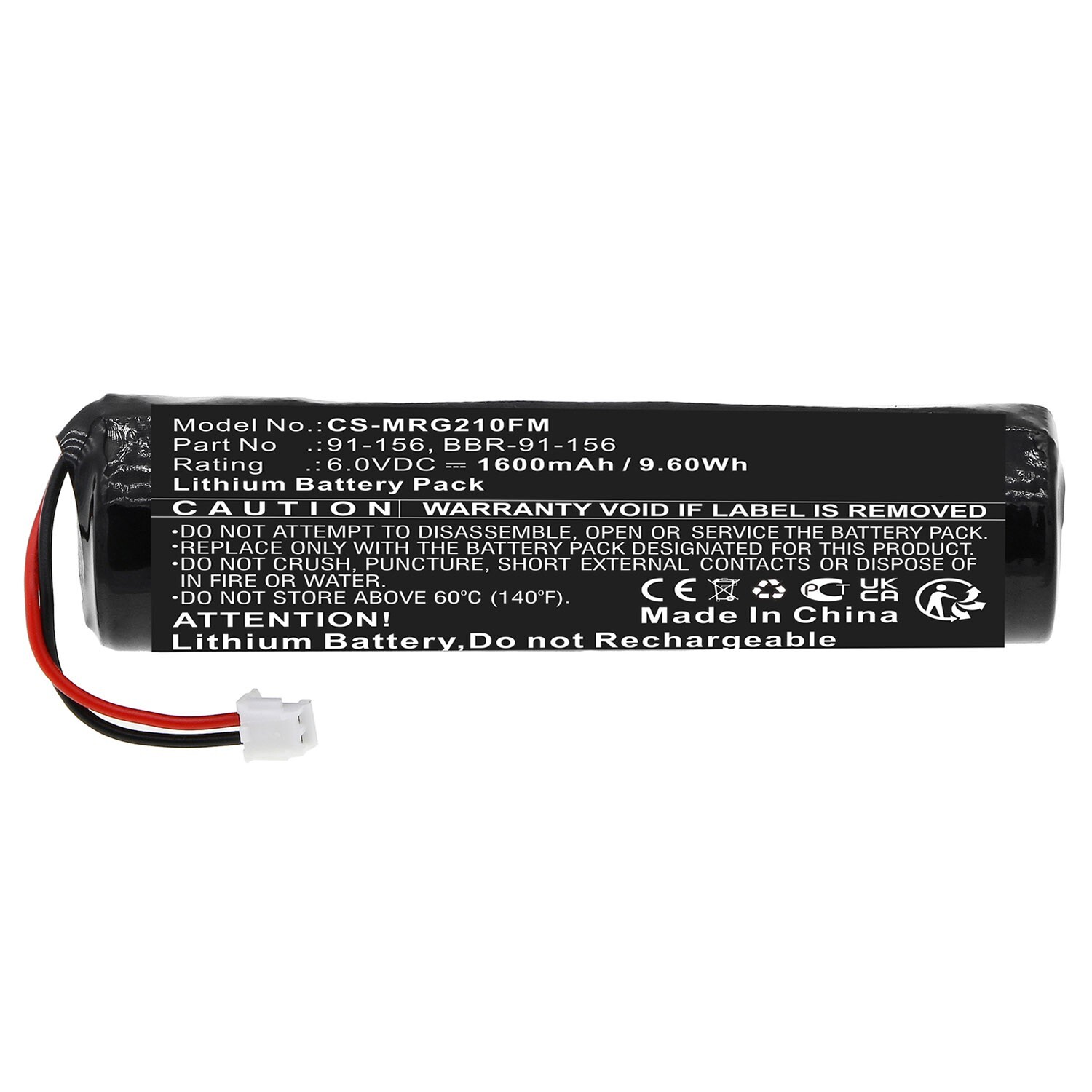 91-156 BBR-91-156 Battery For McMurdo FastFind Ranger 210 Ranger 220 | eBay
