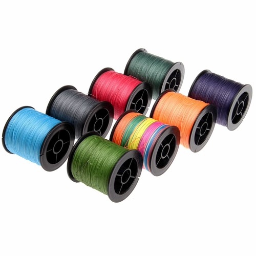 Multi-Color Purple Grey 8Strands Strong PE Braided Dyneema Fishing Line ...