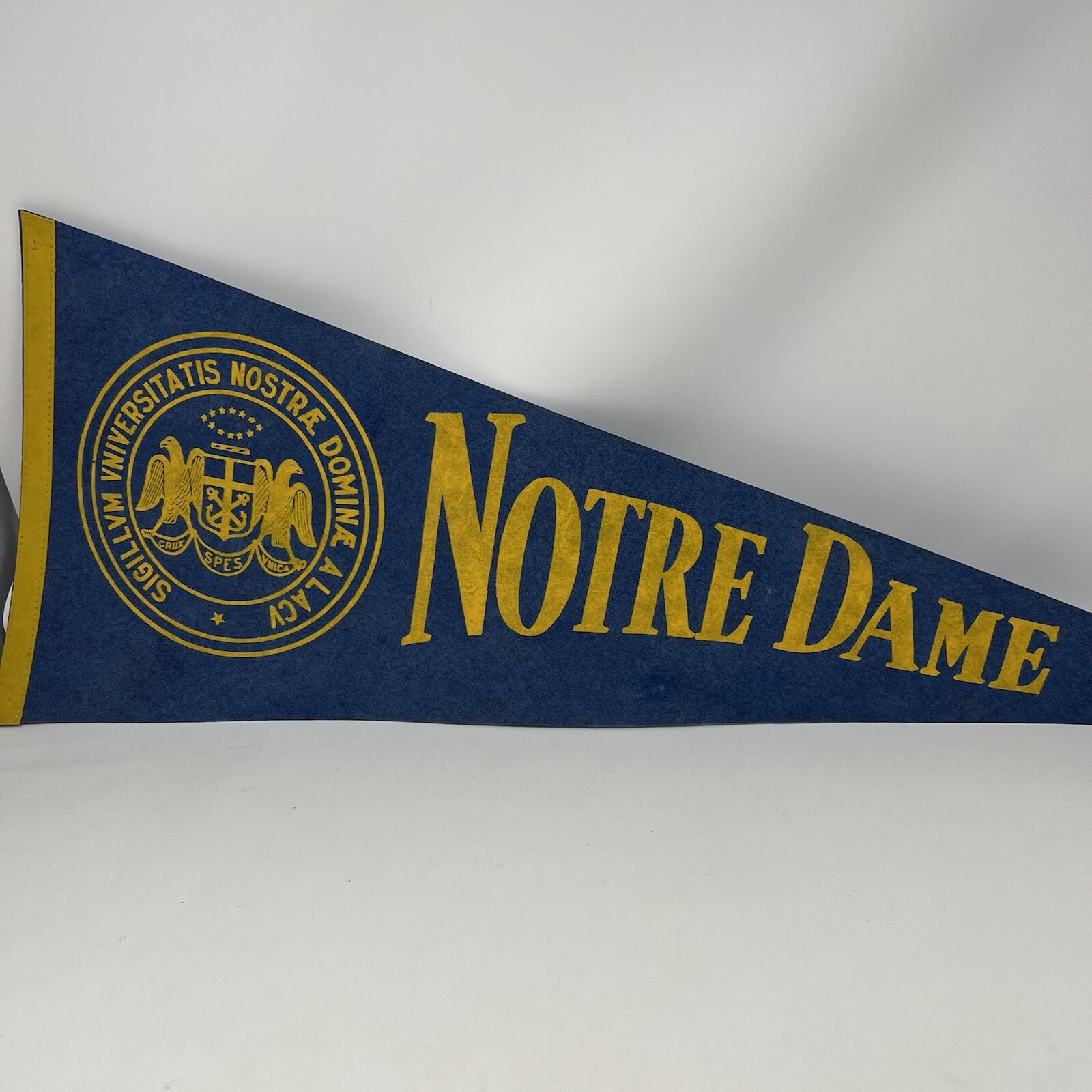 Vintage University Of Notre Dame Fighting Irish Pennant Full Size ...