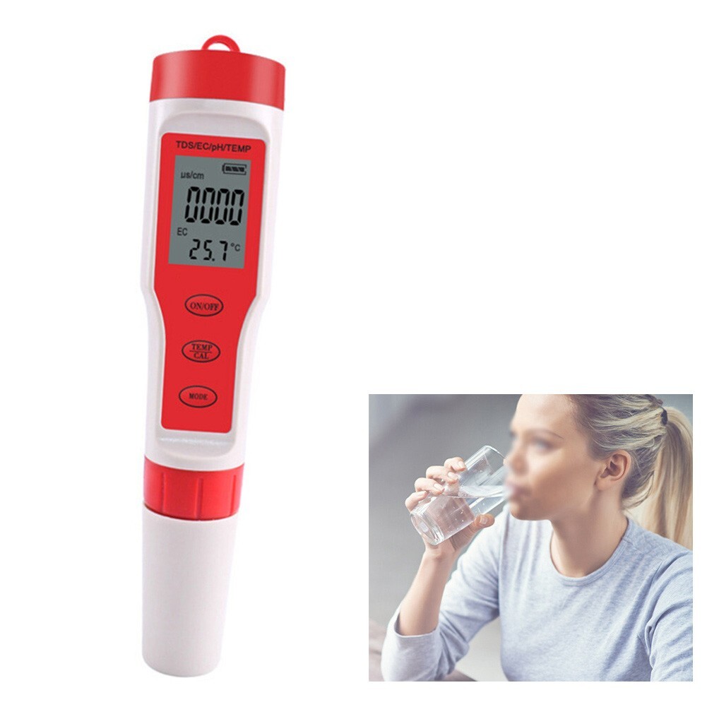 Waterproof Water Test Pen for Total DSECSalinityTempPH 4 in 1 Ocean ...