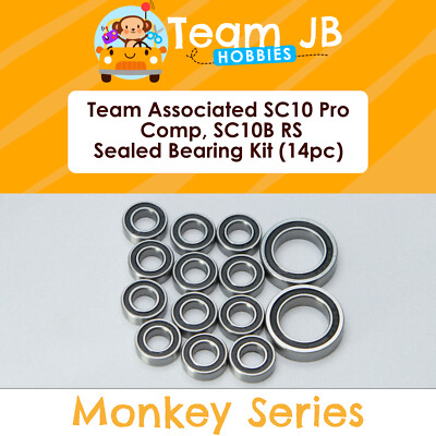 Team Associated SC10 Pro Comp, SC10B RS - 14 Pcs Rubber Sealed Bearings ...