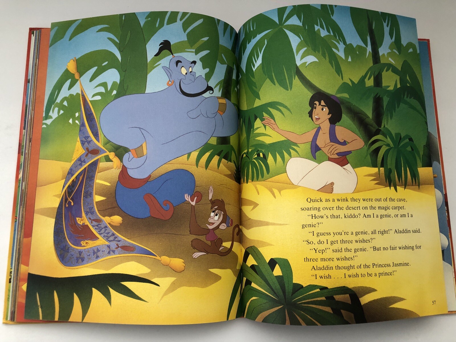 Disney Classic series Aladdin 1992 Hardcover Book | eBay