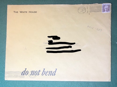 THE WHITE HOUSE envelope Watergate Era postmarked Jan 11, 1973 Ernie ...