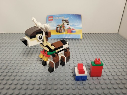 LEGO Creator (30474) Reindeer Polybag 100% complete with instructions ...