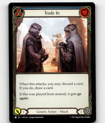 Flesh And Blood Trade In (Blue) HVY233 - Heavy Hitters | eBay