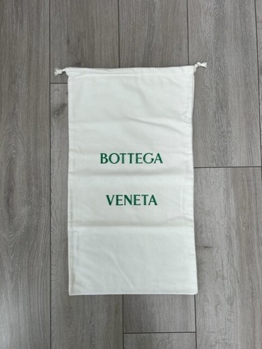 BOTTEGA VENETA OFFICIA LOGO EXTRA LARGE WHITE COTTON FLANNEL DUST BAG ...