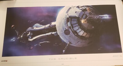 Mass Effect 3 The Crucible Lithograph Signed & Numbered 64/500 | eBay
