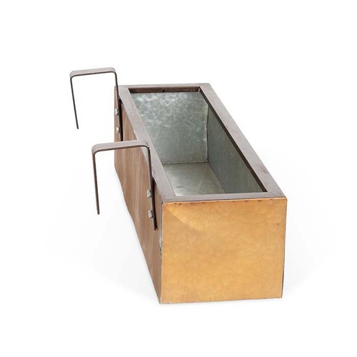 Window 16cm Zinc Box Planter Large Outdoor Yard/Patio Home Garden Decor ...