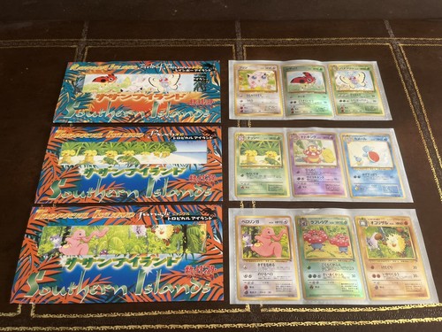 Pokémon TCG Southern Islands Complete Set Japanese W/folders ...