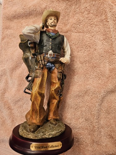 Wild West Collection Cowboy With Saddle Herco Gift Professional | eBay