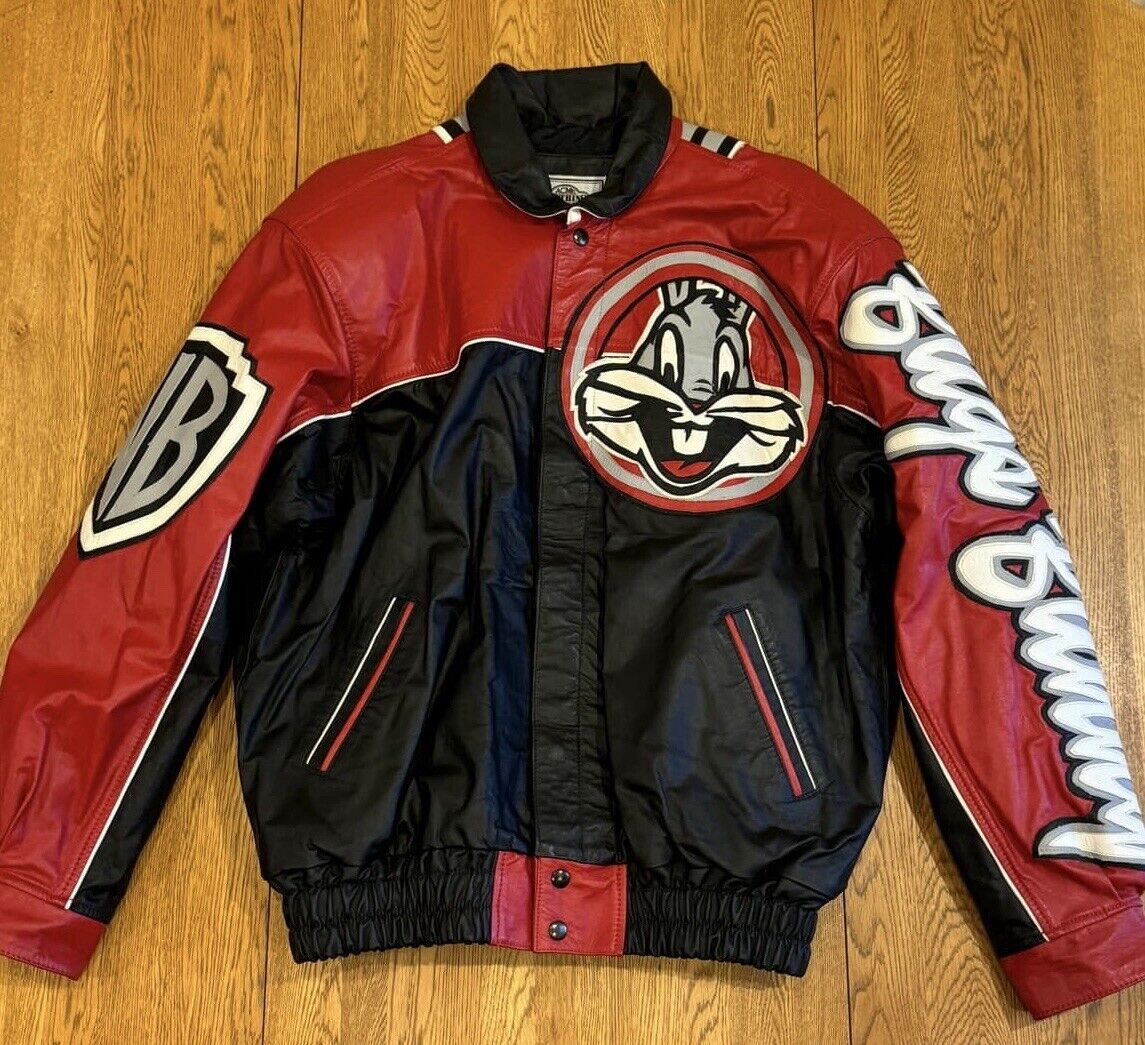 1990's Looney Tunes Jacket レザージャケット 1990's Looney Tunes Jacket レザージャケット