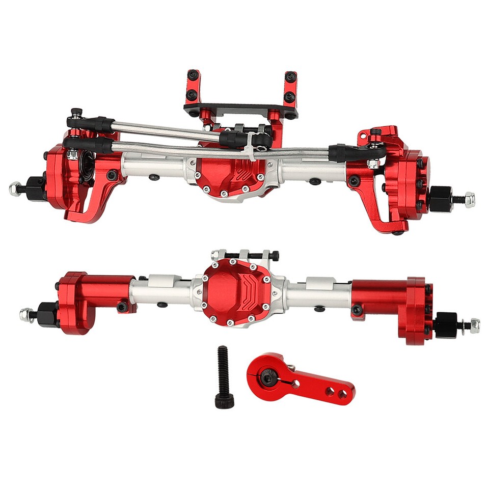 Metal Front Rear Portal Axles for 1/10 RC Crawler Axial SCX10 II 90046 ...