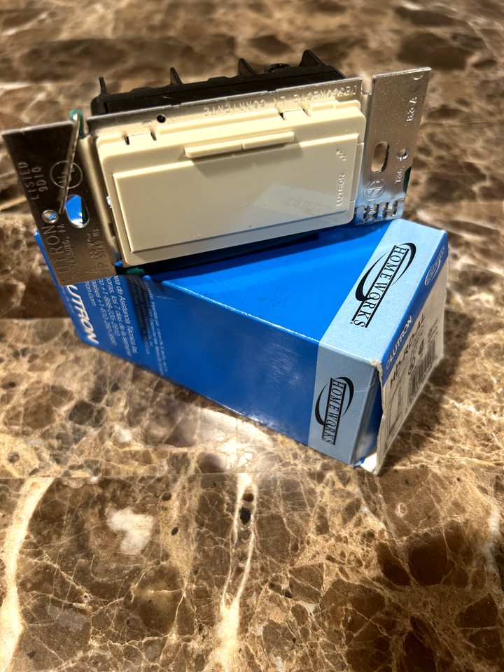 Lutron Homeworks HD-RD-AL Dimmer Switch - Almond | eBay