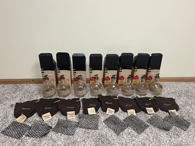 Complete Set 8 Blanton's Bourbon Whiskey Cork Stoppers w Empty Bottles ...
