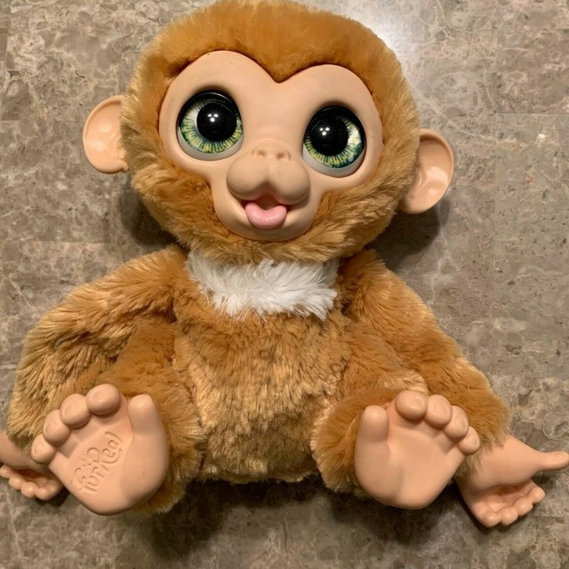 FurReal Friends Newborn Chimp Plush Baby Monkey Hasbro Lot Squirrel ...