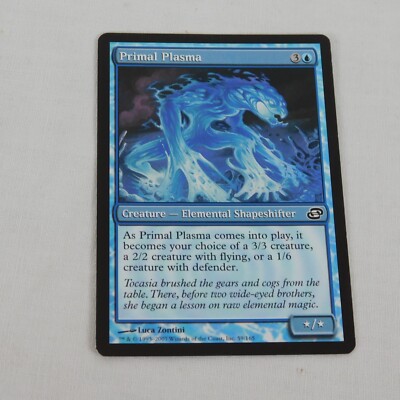 Primal Plasma MTG 2007 Blue Creature Elemental Shapeshifter Planar ...