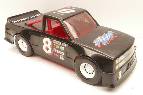 Vintage Tim-Mee Toys Nascar Craftsman SuperTruck Racing Pickup Black ...
