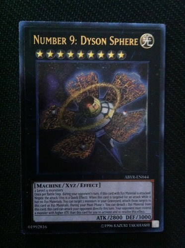 Yu-Gi-Oh! Number 9 Dyson ABYR-EN044 Ultimate Sphere | eBay