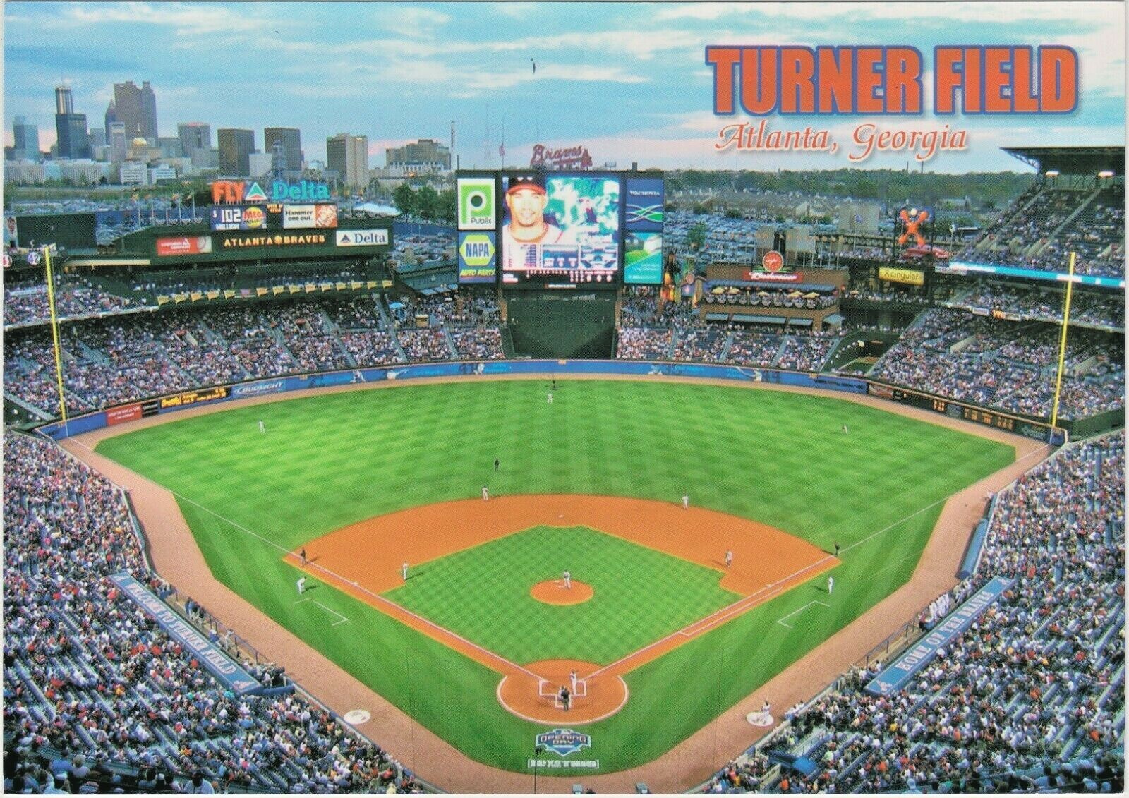 Turner Field Baseball Stadium, Home of MLB Atlanta Braves, Atlanta ...