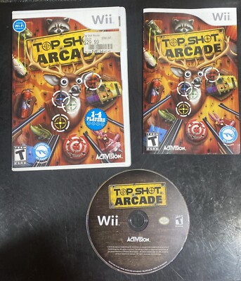 Top Shot Arcade (Nintendo Wii, 2011) - Manual Included 47875765351| eBay