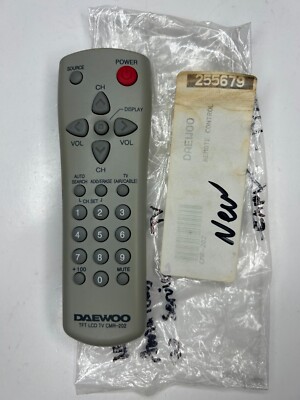 Daewoo CMR-202 TFT LCD TV Remote Control, Gray - OEM NOS | eBay