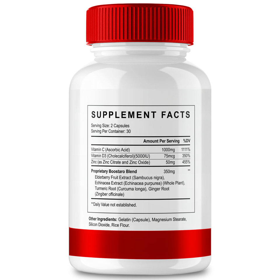 (2 Pack) Boostaroo, Boostaroo Male Virility Blood Flow Supplement (120 ...