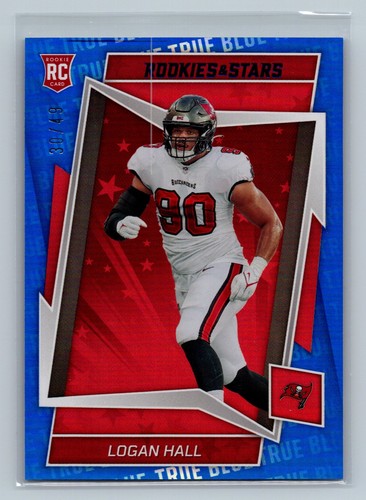 2022 Panini Rookies & Stars - Rookies Logan Hall #184 True Blue /49 (RC ...