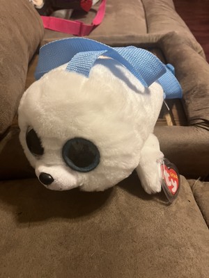 Ty Beanie Babies Ty Gear Icy The White Seal Purse. Mwmt. Paper Still ...